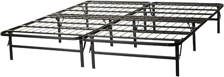 Amazon.com: STRUCTURES by Malouf HIGHRISE Folding Metal Bed Frame 13 ...