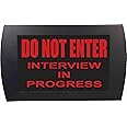 Amazon.com: American Recorder 9" x 5.5""DO NOT Enter Interview in ...