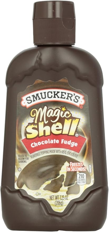 Smucker's, Magic Shell, Ice Cream Topping, Chocolate Fudge, 7.25oz ...