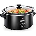Amazon.com: Homever Slow Cooker,3.5-Quart Manual Slow Pot with Standard ...
