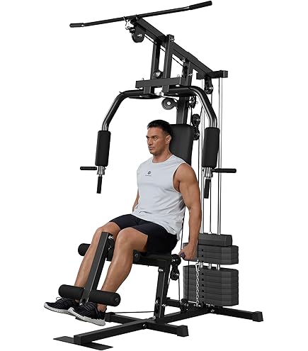 150LB Weight Stack Machine SPART All-in-One Home Gym - 150LBS Weight ...
