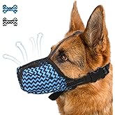 Amazon.com : Dog Muzzle, Air Mesh Breathable Muzzle for Medium Large ...