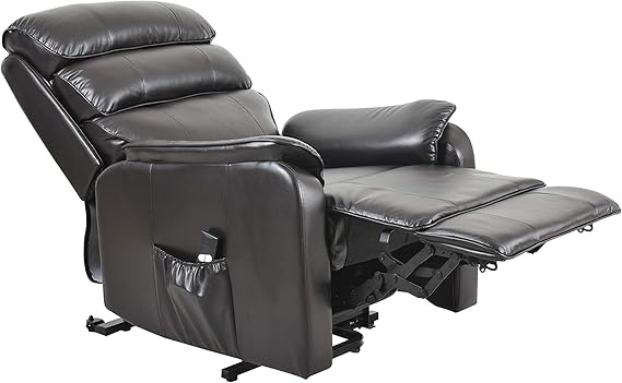 Angel Mobility Electric Power Riser and Recliner Bonded Leather ...