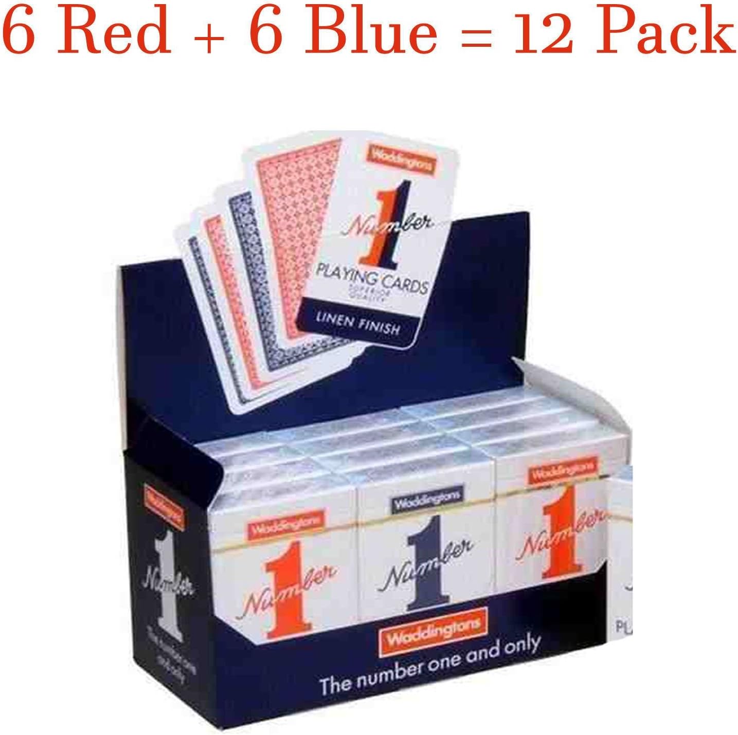 Waddington No.1 Playing Cards x 12 (C): Amazon.co.uk: Toys & Games