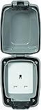 MK Shield K36101CLR Weatherproof Single Switched Socket: Amazon.co.uk ...