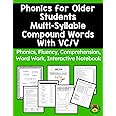Amazon.com: Phonics Workbook for Older Students Multi-Syllable Word ...