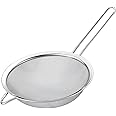 Amazon.com: Kafoor 6.3" Fine Mesh Strainer with Stainless steel handle ...