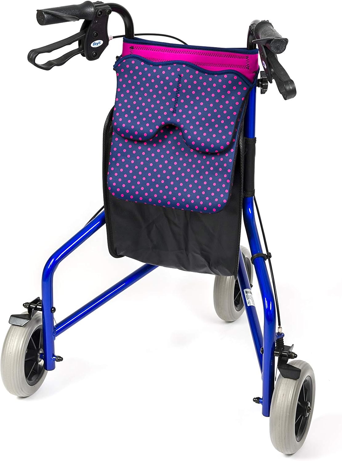 Walker Zimmer Frame Bag, Scoot-About Bag (Pink Dots) – BigaMart
