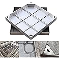 Amazon.com: Class Stainless Steel Manhole Cover & Frame, Heavy Duty ...