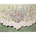 Amazon.com: Carol Wilson Fine Arts Inc Floral Heart Blank 10 Card Set ...