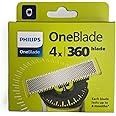 Amazon.com: Philips OneBlade 360 Replacement Blades, for OneBlade ...
