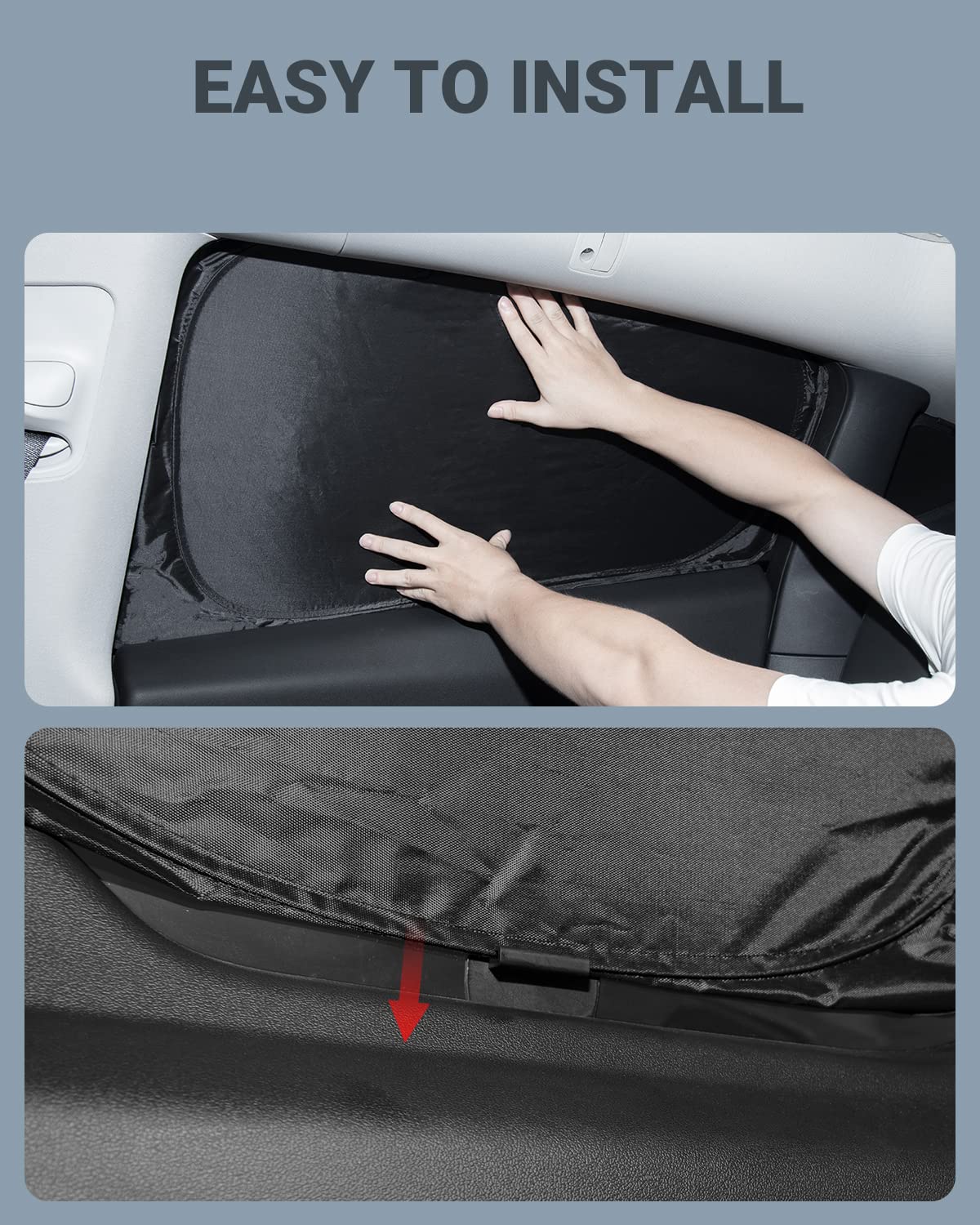 Mua 7PCS Tesla Model Y Sunshade Side Windows Rear Windshield Sun Shades ...