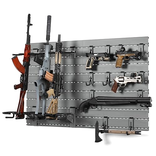 Savior Equipment Wall Rack System Heavy-Duty Steel Tactical Rifle ...