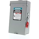 SIEMENS 2P 60A 240V General Duty Safety Switch Outdoor, Non-Fusible ...