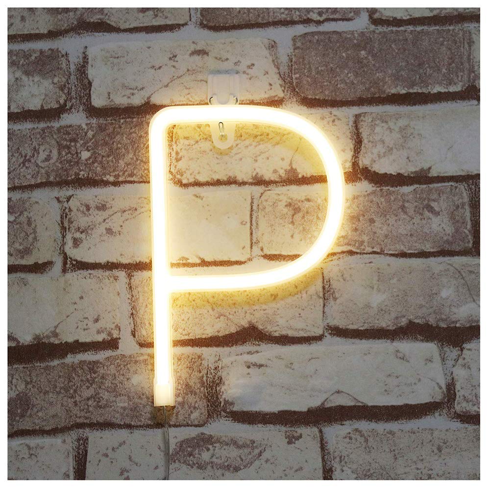 ENUOLI LED Letters Neon Lights Alphabet Lights Marquee Letters Night ...