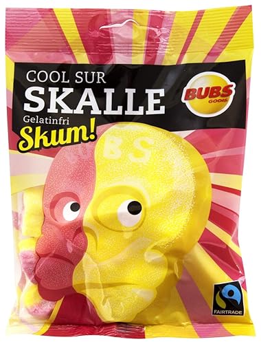 2 Bags x 90g of Bubs Godis Cool Sur Skalle Skum - Skallar - Original ...