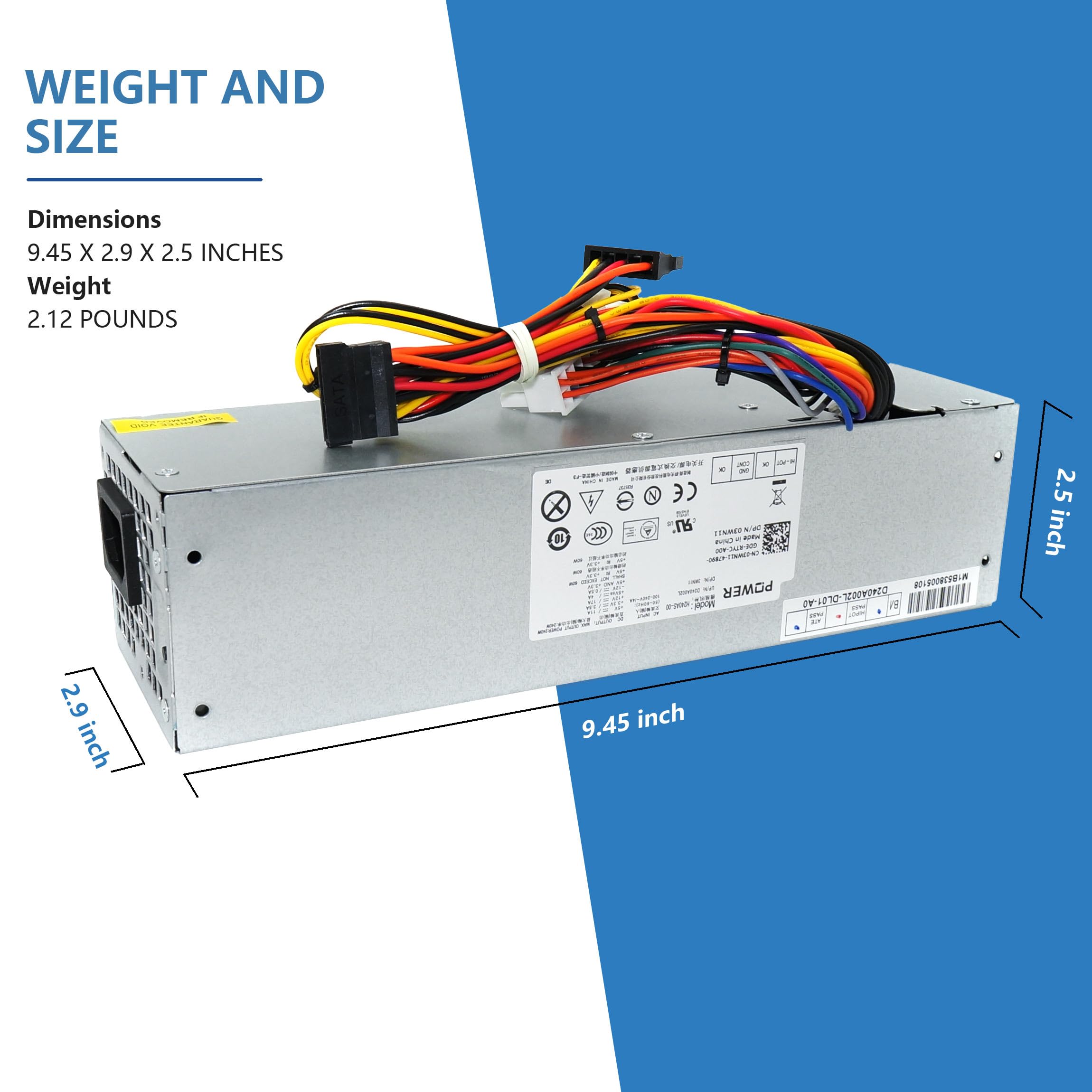 Mua H240AS-01 H240AS-00 L240AS-00 2TXYM 3WN11 240W Optiplex 7010 SFF ...