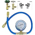 Amazon.com: Wisepick R290 and R600A Charging Hose and Gauge Set with Can Tap and BPV31 Bullet ...