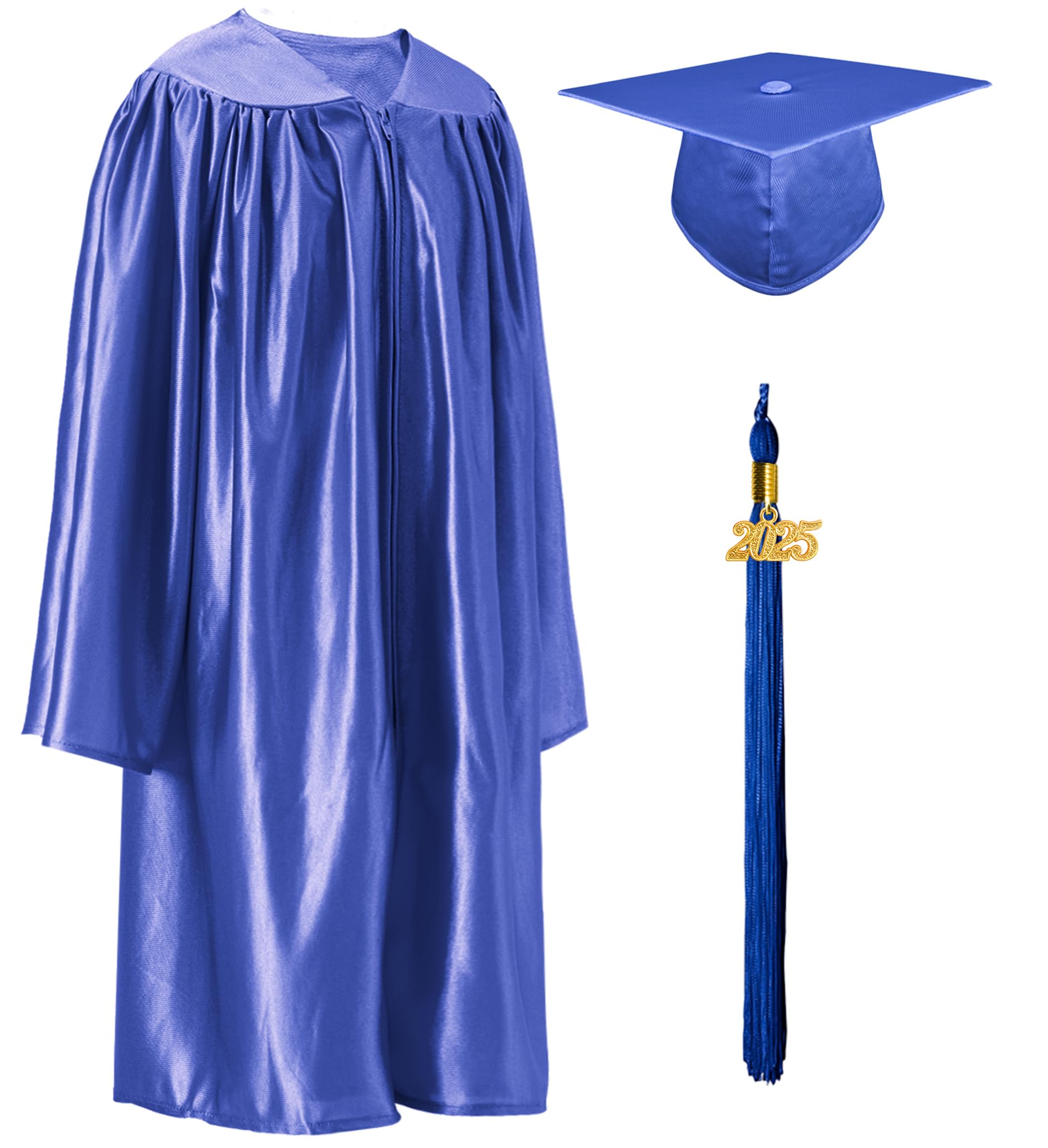 GraduatePro Kindergarten Graduation Cap and Gown Class of 2025 Shiny ...