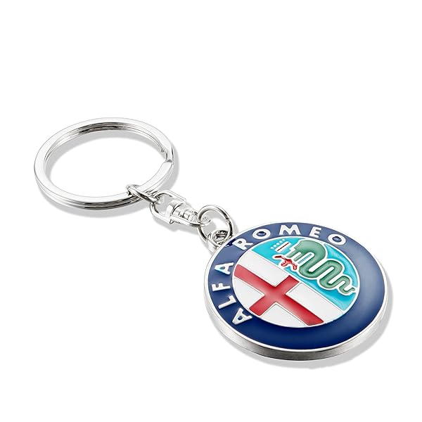 Chuangzhi Sales Fit Alfa Romeo Key Chain Ring - 3D Chrome Metal Car ...
