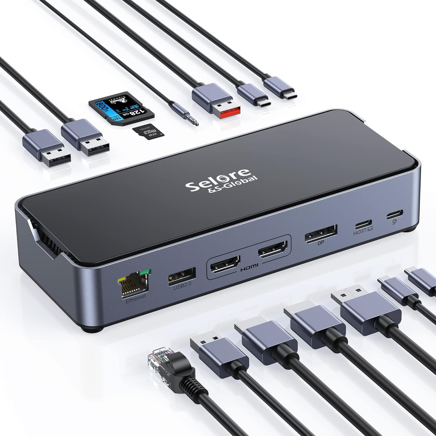 Mua USB C Dock, Type c Dock, 3 Screen Modes, Support Triple Display ...