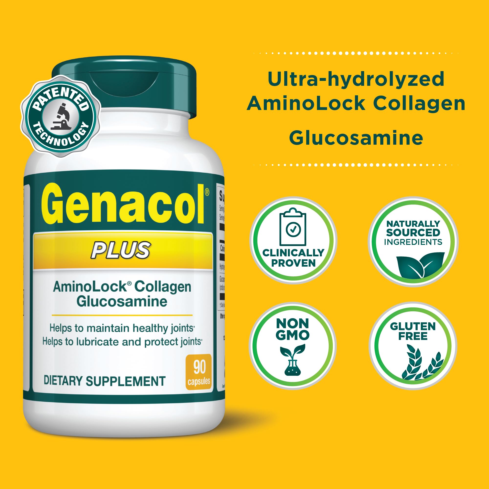 Mua Genacol Glucosamine & Collagen Joint Supplement Glucosamina Colageno Hidrolizado Capsules ...