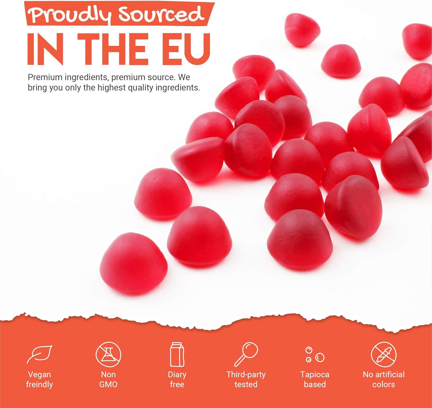 Kids Probiotics Tapioca Gummies – 5B CFU Bacillus Coagulans Per Serving ...