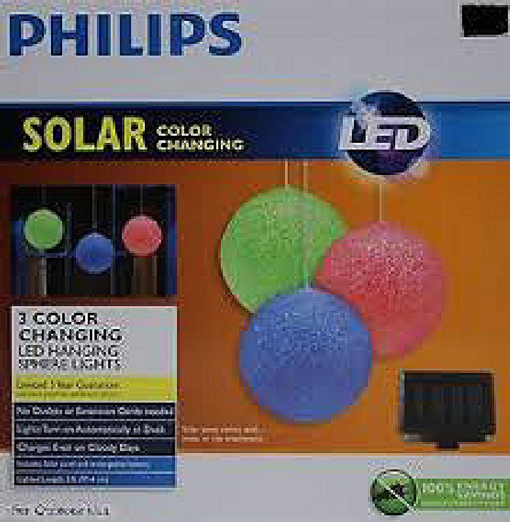 Solar Color Changing LED 3 Hanging Sphere Lights - - Amazon.com