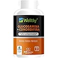 Wellthy Glucosamina 1500mg, Condroitina 1200mg, MSM 300mg. 300 Cápsula de Origen Vegetal (VCaps ...