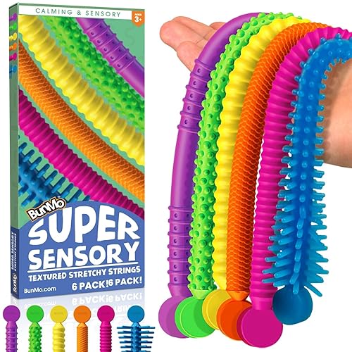 BUNMO Stretchy Strings - Stimulating & Addictive Fidget Toys for Kids ...