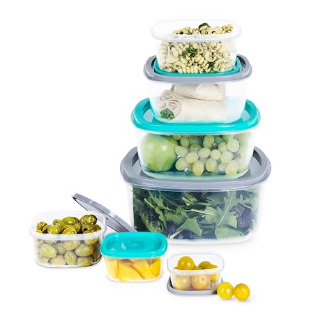 Mua FiNeWaY 7pc Nesting Stackable Food Storage Containers Box With ...