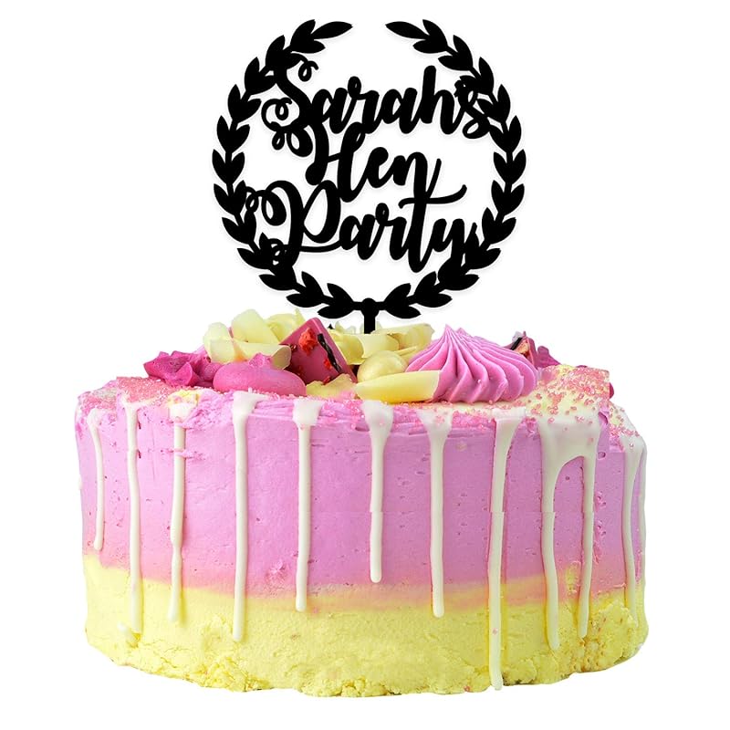 Hen Party Cake Topper Decoration - Hen Party Hen Do Cake Toppers - Cake ...