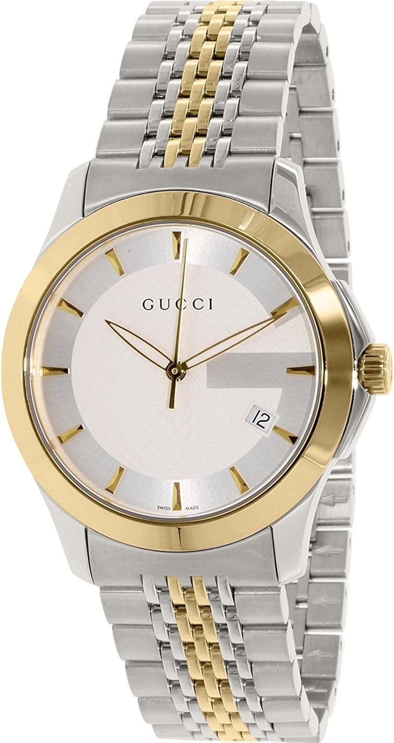 Gucci YA126409 - Reloj de Cuarzo para Hombre, con Correa de Acero ...