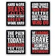 Amazon.com: HPNIUB Inspirational Quotes Art Prints, Set of 4 (8”X10 ...