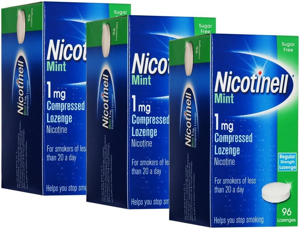 Nicotinell Lozenge Mint 1mg - 96 Lozenges - Pack of 3: Amazon.co.uk: Beauty