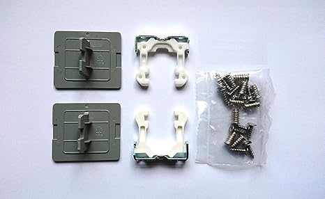 Original B&Q Kitchen Soft Close Replacement Drawer Box Clip Fastner ...