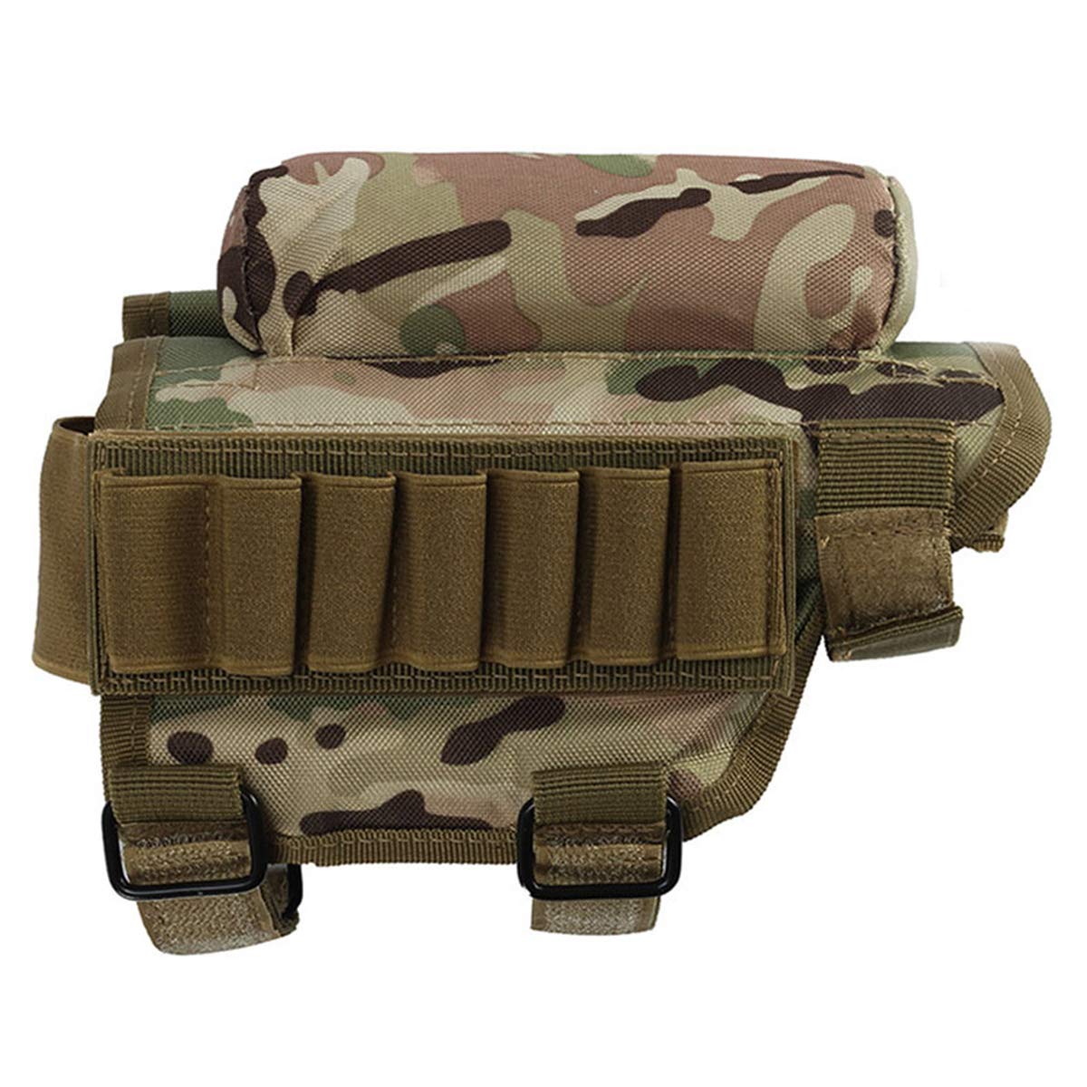 Buy Buttstock Portable Adjustable Shell Holder Cheek Rest Pouch Holder ...