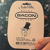 Amazon.com: Archie McPhee Accoutrements Waxed Bacon Floss: Toys & Games