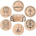 Amazon.com: Lord of The Rings Bamboo Wood Coasters Set of 6, Funny ...