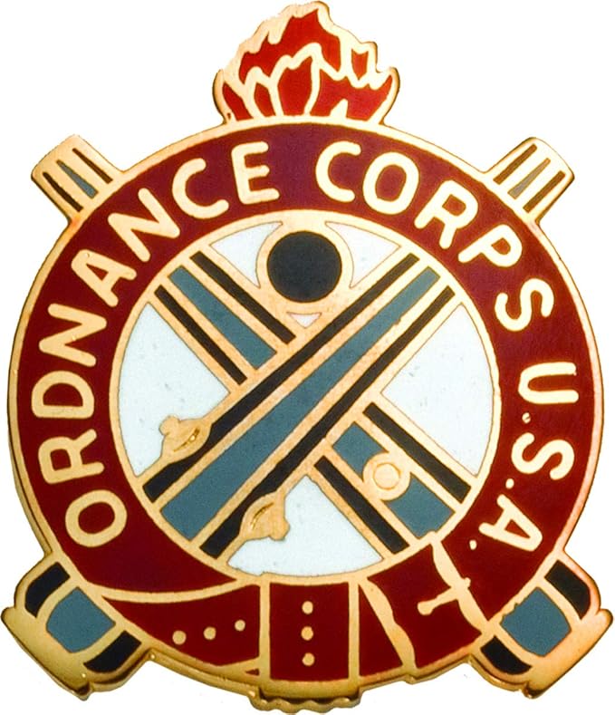 Amazon.com: Ordnance Regimental Crest (Ordnance Corps USA): Clothing