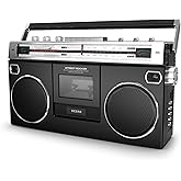 Amazon.com: Ion Audio 1980S-Style Portable Bluetooth Boombox AM/FM ...