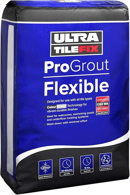 3kg Ultra Flex Joint Limestone flexible floor grout: Amazon.co.uk: DIY ...