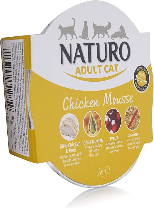 Naturo Cat Mousse Chicken, 0.1 kg: Amazon.co.uk: Pet Supplies