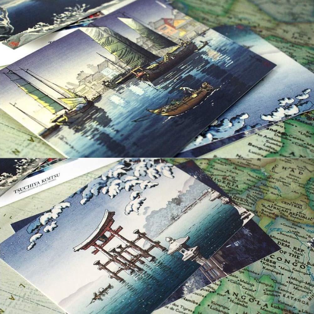 Mua HOSTEESSCHOICE Beautiful Art Postcards set of 30 Tsuchiya Koitsu ...