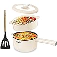 Amazon.com: Dezin Electric Cooker, 2L Non-Stick Sauté Pan, Rapid Noodles Cooker, Mini Pot for ...