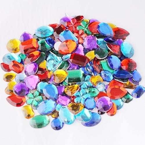 Peel & Stick Fancy Acrylic Jewels 70g bag: Amazon.co.uk: Toys & Games