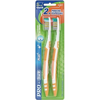 PRO Cepillo Dental Doble Acción Mayor Alcance, 60 Mediano, Colores ...