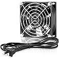 Amazon.com: SXDOOL EC 80mm 8025 Cooling Fan 80mm x 80mm x 25mm AC 110V ...