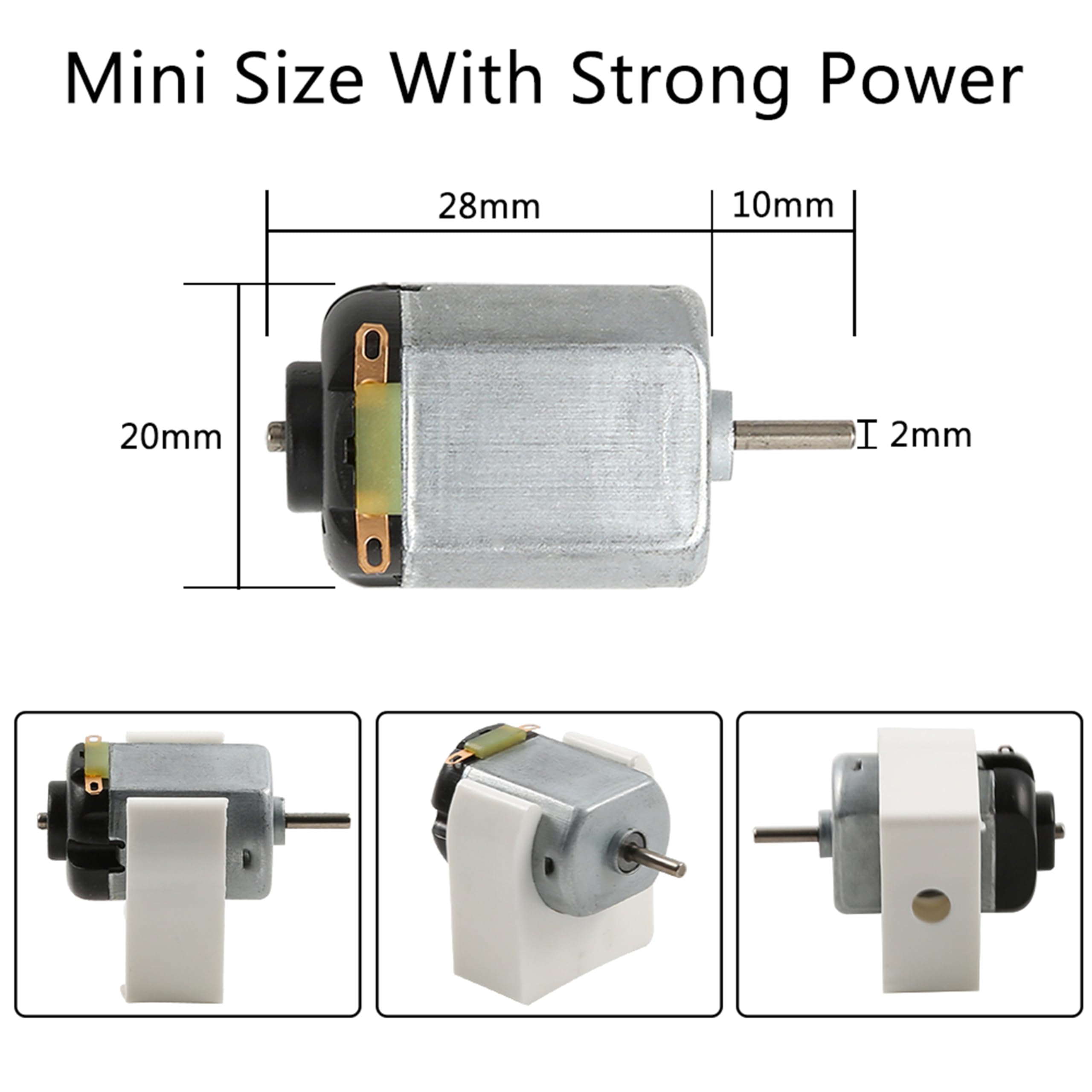 Mua Aoibrloy 6 Set 131 PCS Electric Motor Kit, Mini DC Motor Kit 1.5V ...