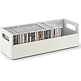 Amazon.com: Stock Your Home DVD Storage Box, Movie Shelf Organizer for ...